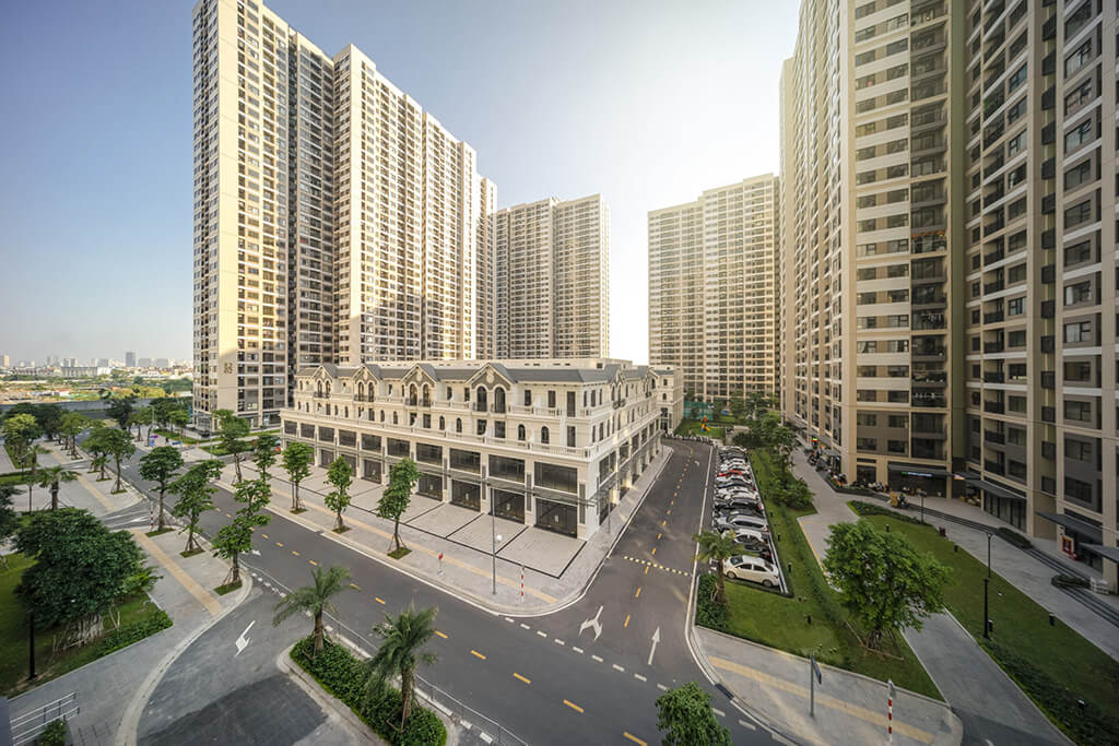 Bán và cho thuê shophouse, chân đế tại Vinhomes Smart City2026